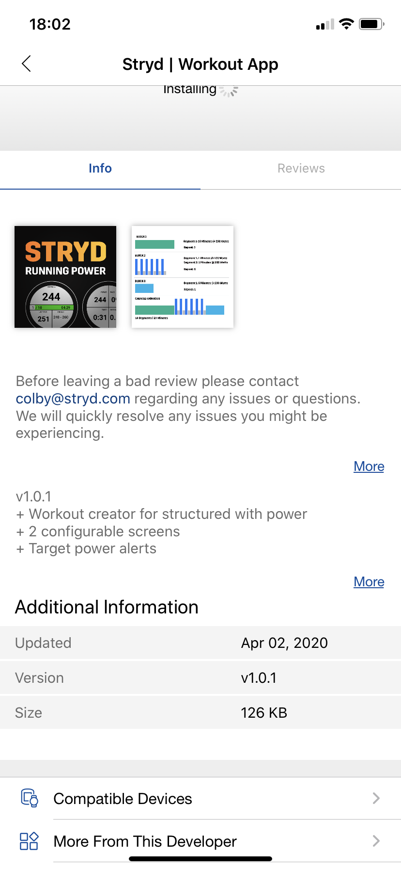 STRYD Structured Workouts - major app update