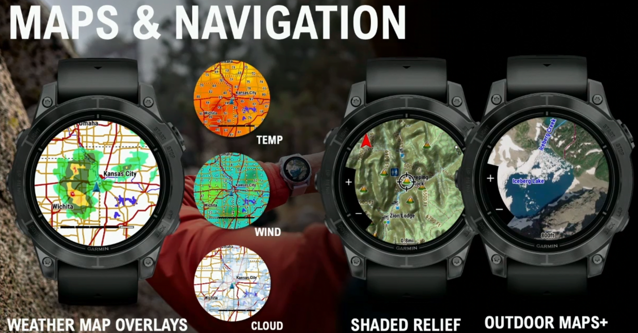 new Garmin Fenix/Epix Map/MAP+ features