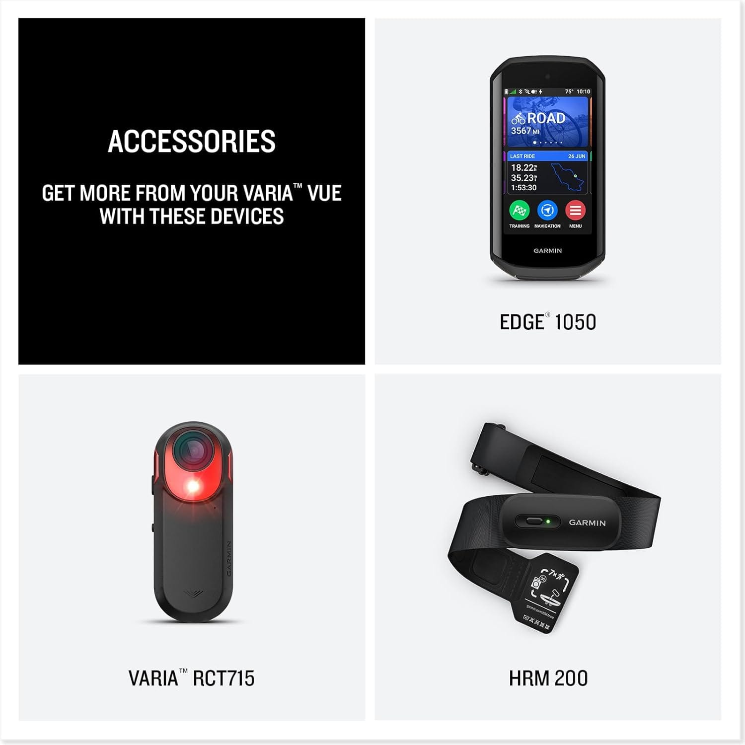 new Garmin Varia Vue Headlight - 4K camera & Smart Light
